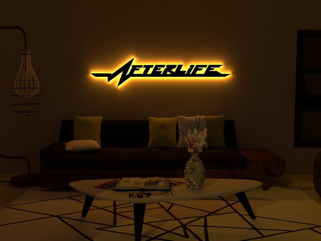 Afterlife, Cyberpunk Led Wall Decor, Cyberpunk 2077, Wall Art Home ...