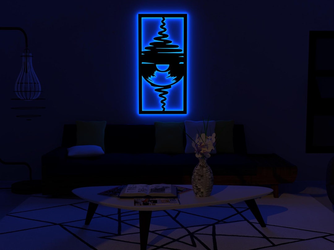 Record Wall Art LED Sign, Lighted Record Wall Decor, Personalized Music ...