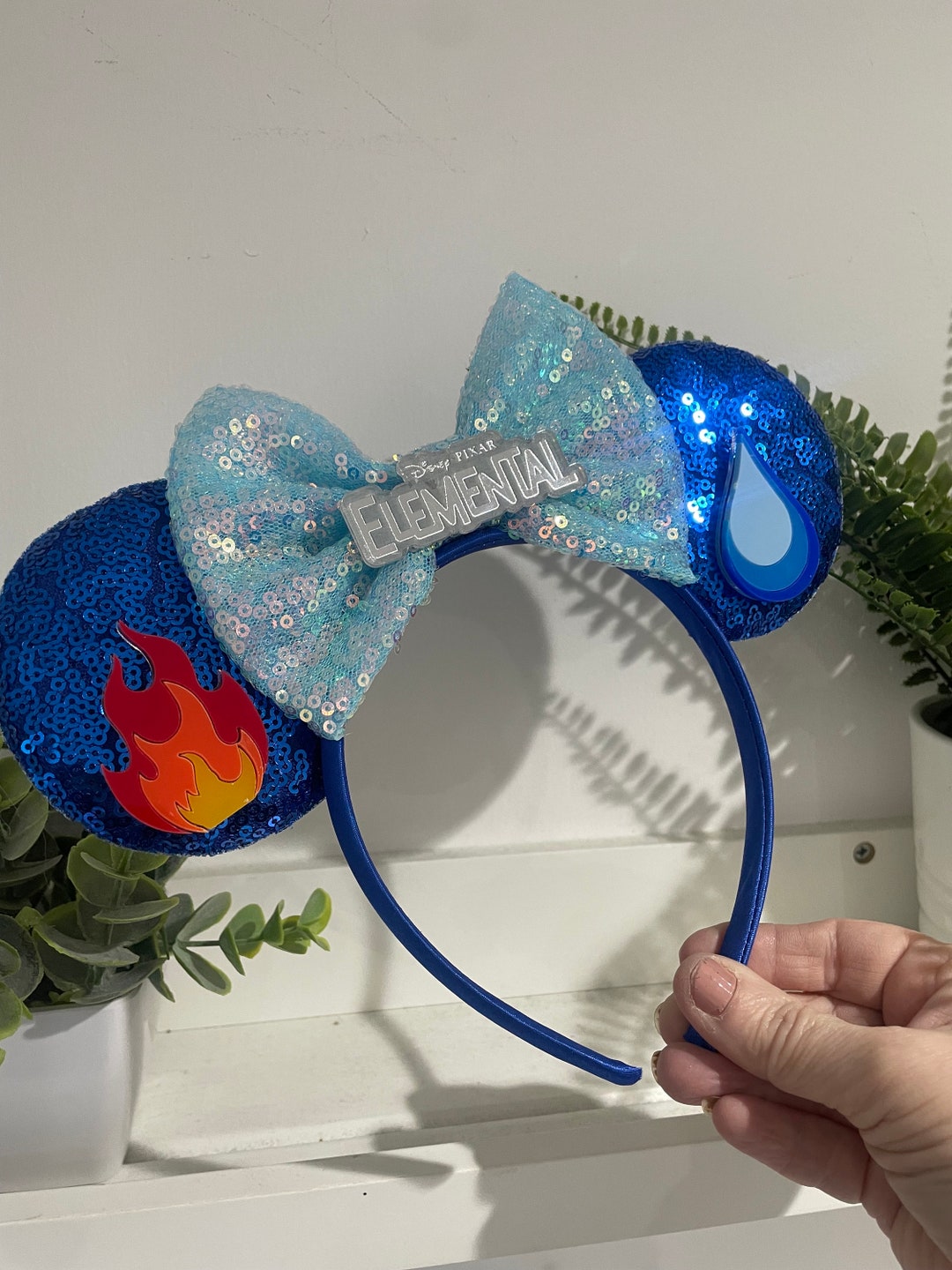 Elemental Mickey Themed Disney Ears - Etsy