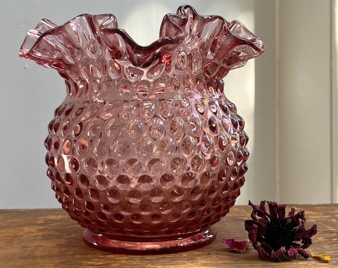 Viterra Glass Rose Bowl - Etsy