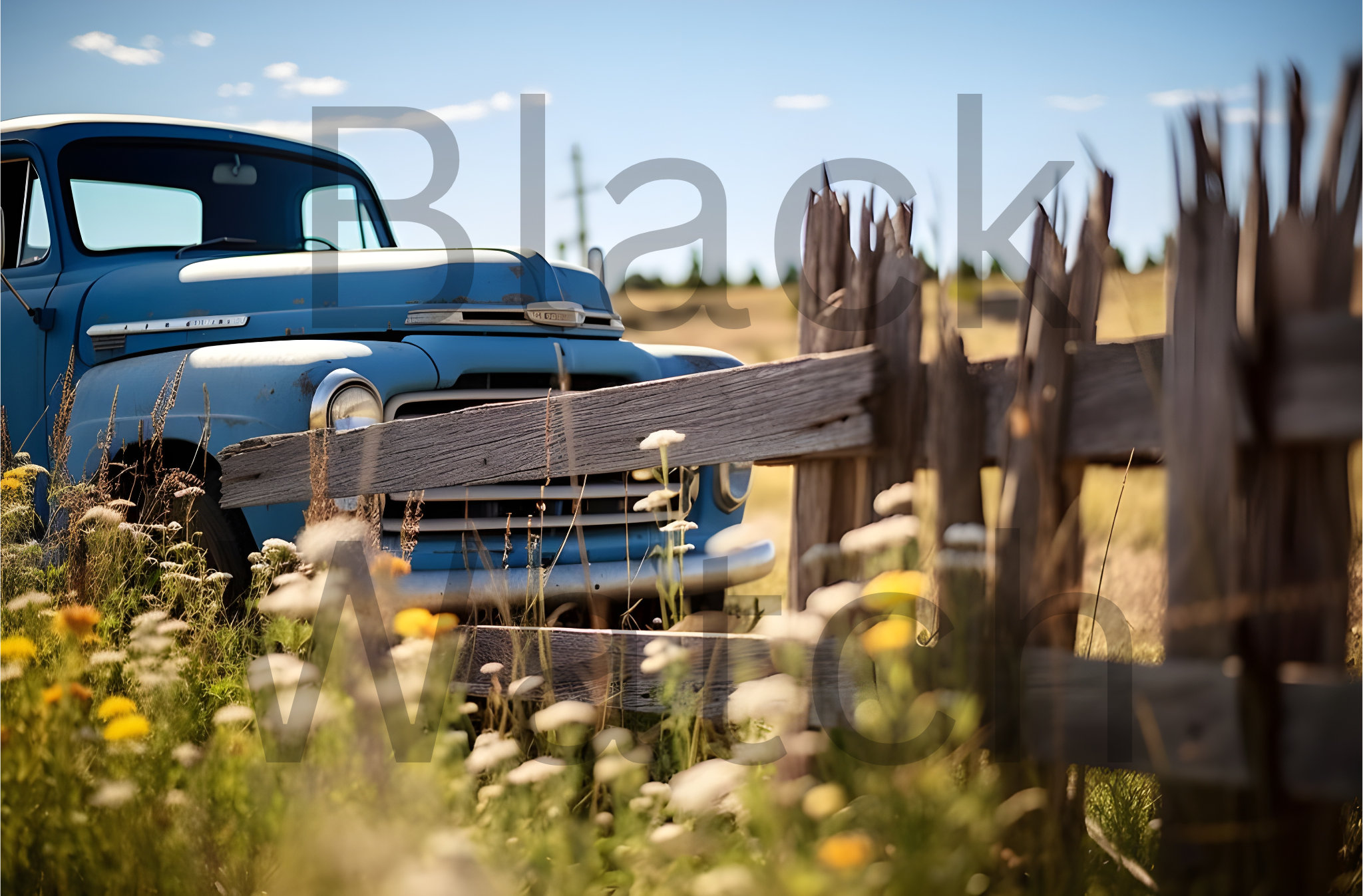 Country Fence Photography Backdrops, Photoshop Overlay, Studio ...