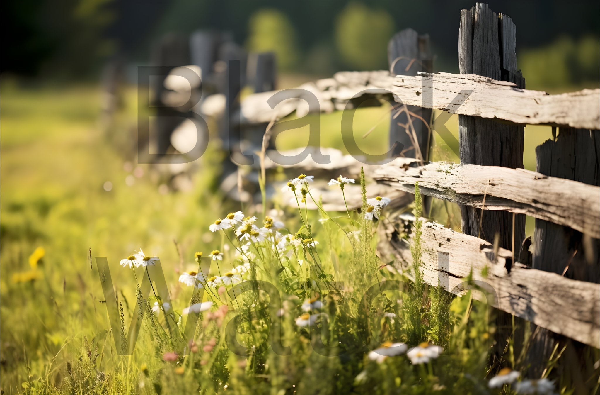 Country Fence Photography Backdrops, Photoshop Overlay, Studio ...