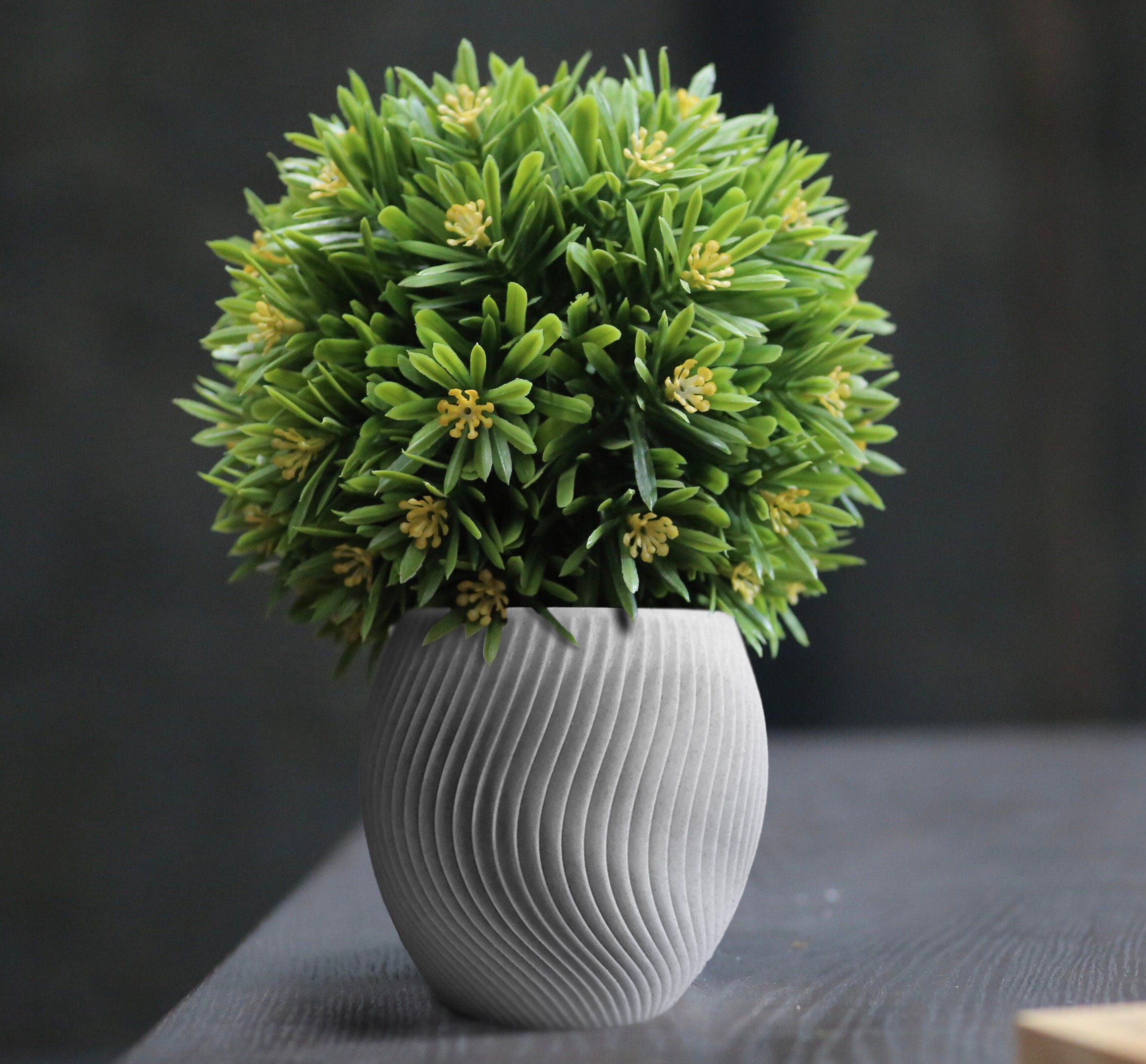 Modern Decor Planter Pot Modern Home Decor Geometric Planter Marble ...