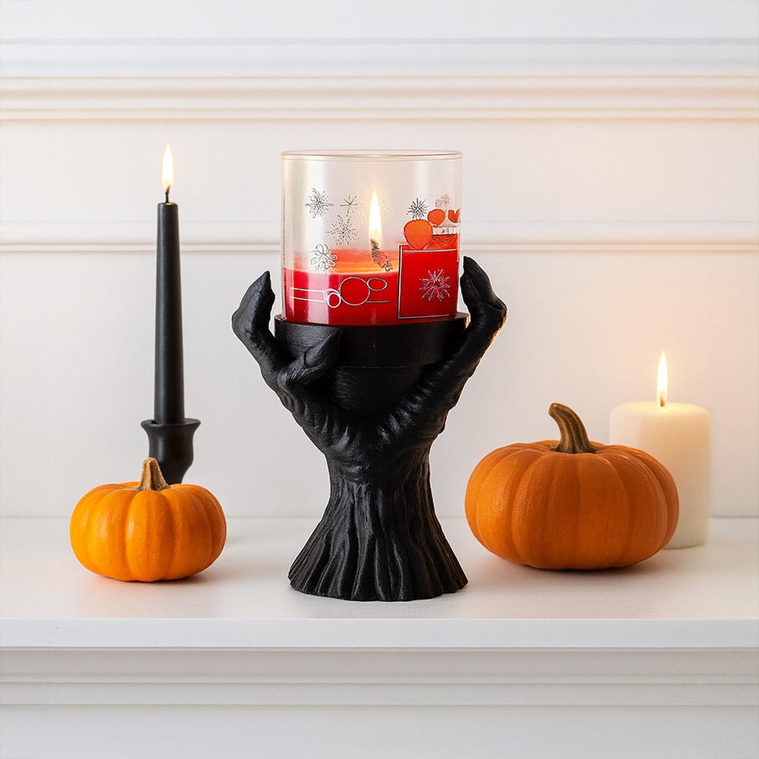 Monster Claw Candle Holder: Gothic Halloween Decor for Bath & Body ...