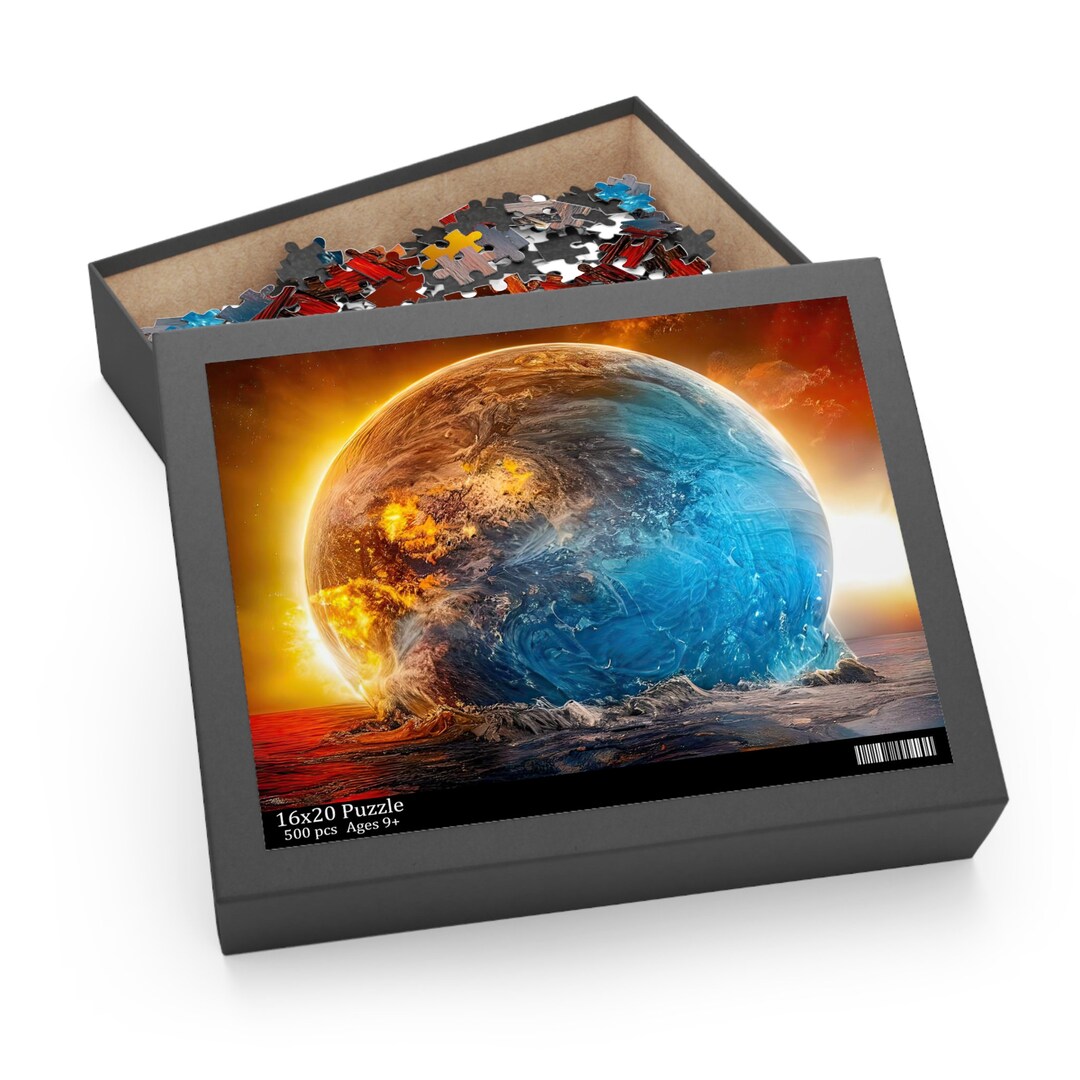 Adventurous Majestic Earth Sphere Puzzle - Etsy