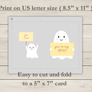 Printable Anniversary Card You're My Boo Anniversary - Etsy