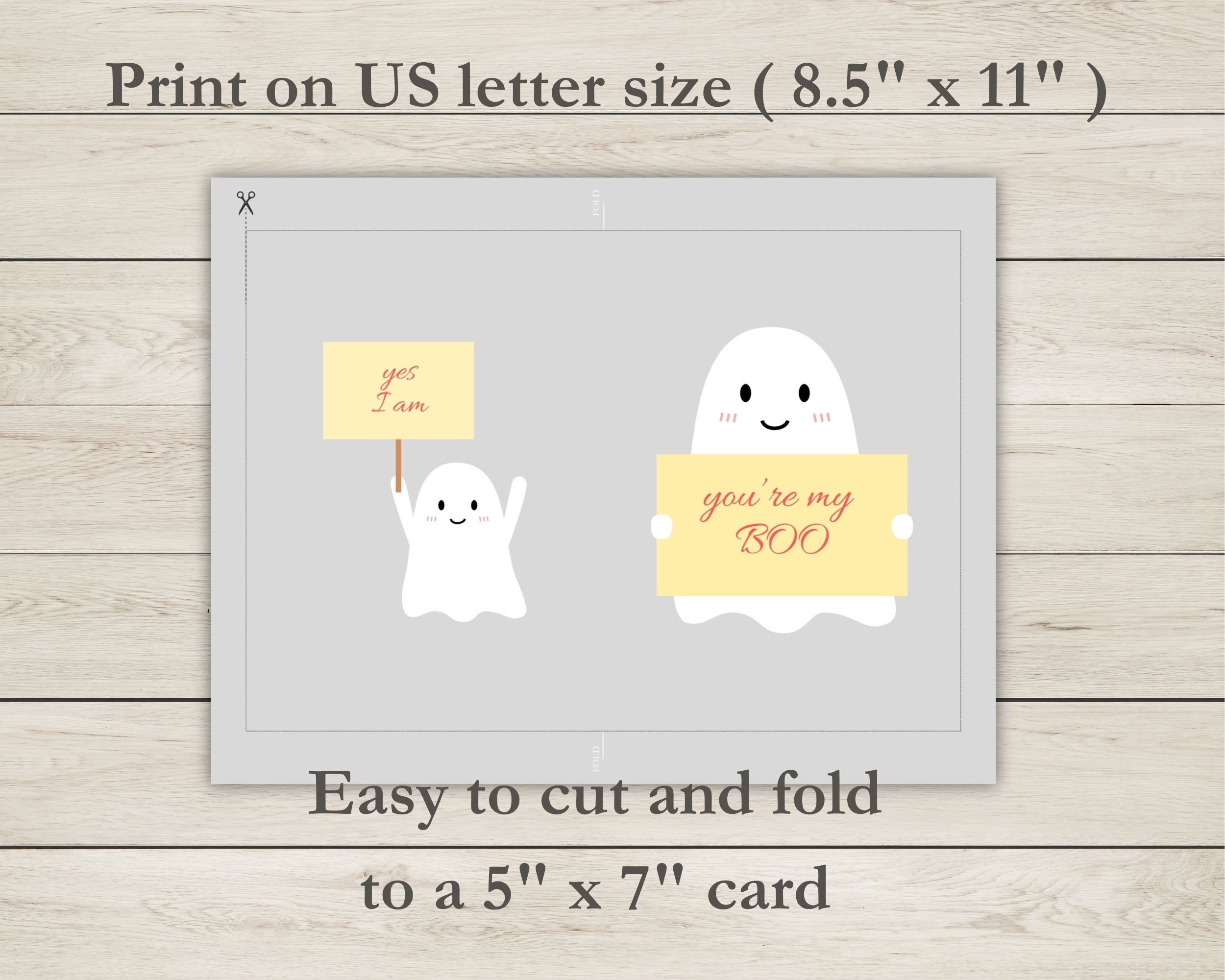 Printable Anniversary Card You're My Boo Anniversary - Etsy