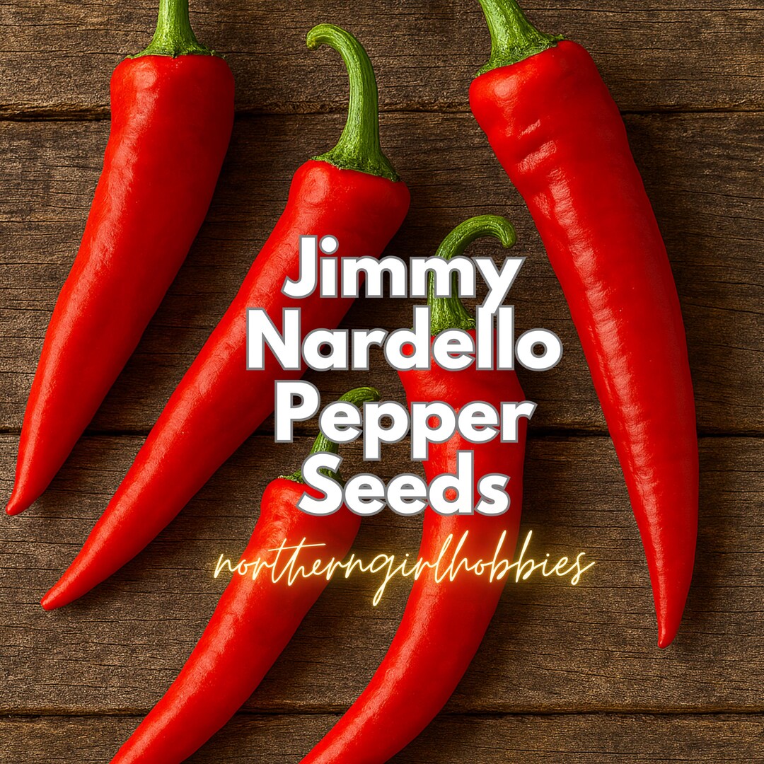 Jimmy Nardello Pepper Seeds Heirloom (15 Seeds + Free Gift)| Combined ...