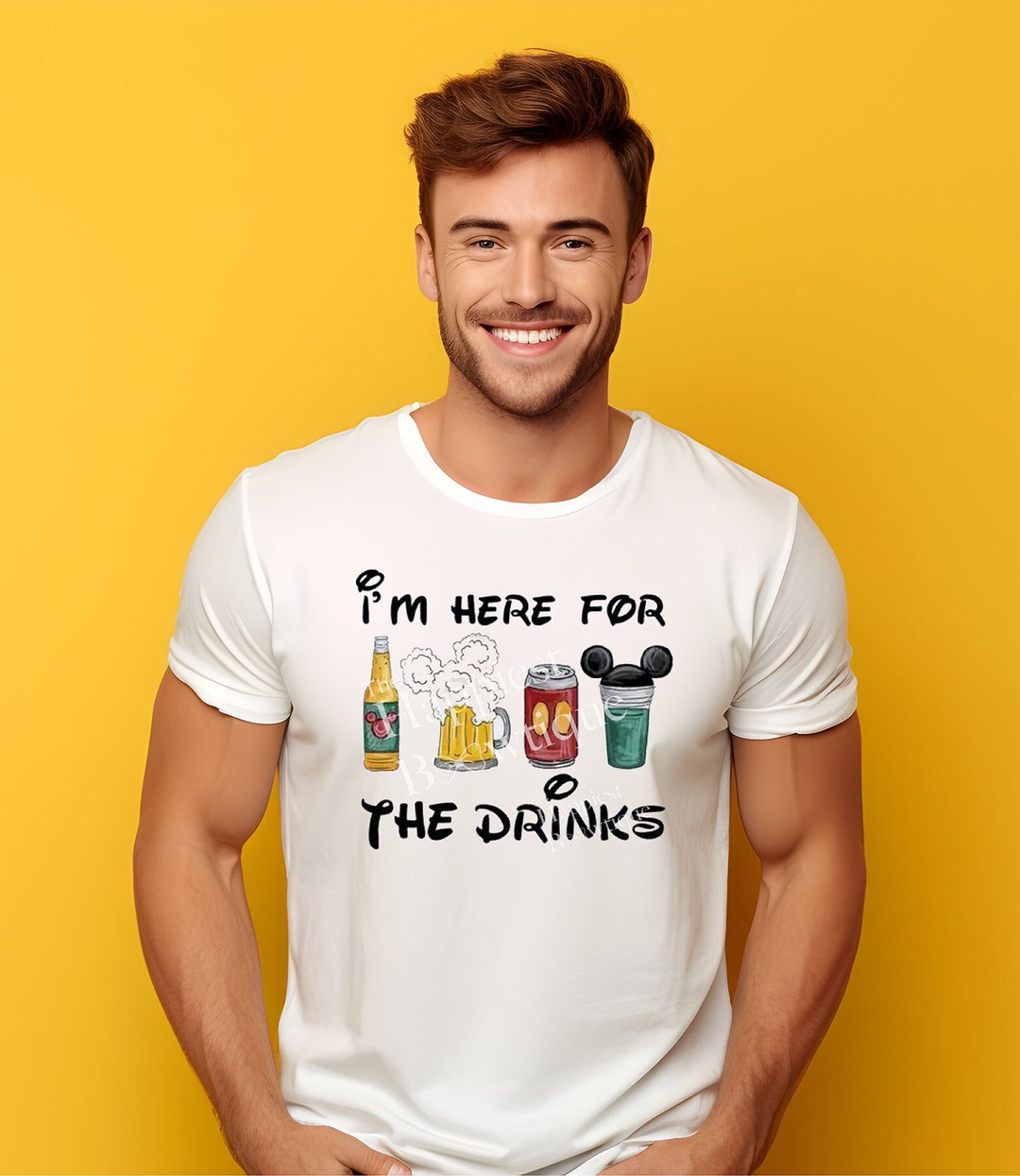 Funny Disney Shirt Here For The Drinks Shirt Adult Disney Shirt Etsy