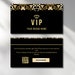 VIP Loyalty Card, Customer VIP Card, Hair Stylist, Discount Card, Spa ...