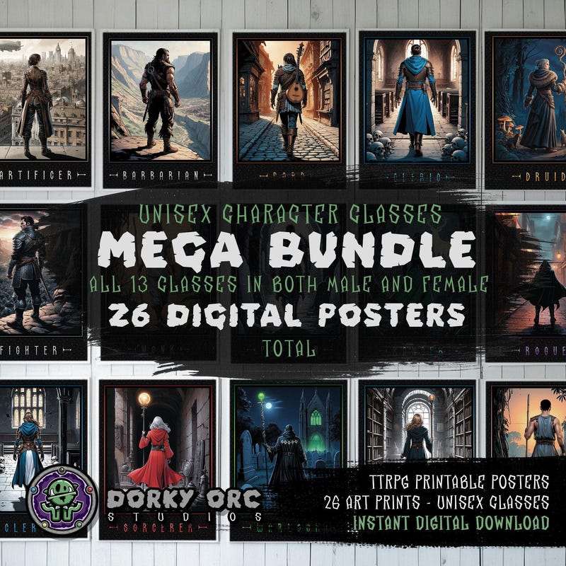Dnd Art Print - Etsy