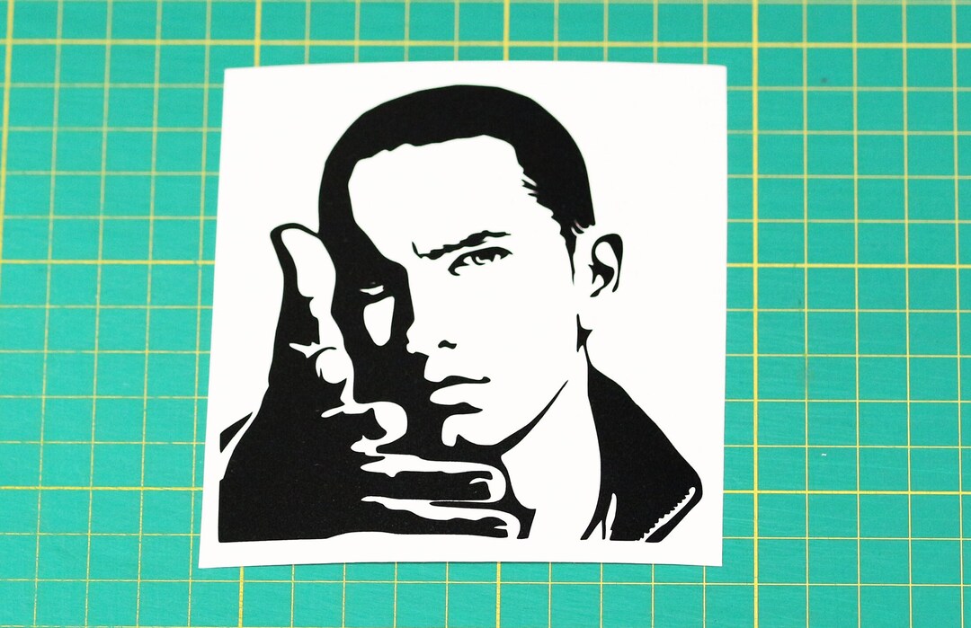 Eminem Slim Shady Silhouette Car Sticker - Bumper Window Vinyl Decal ...