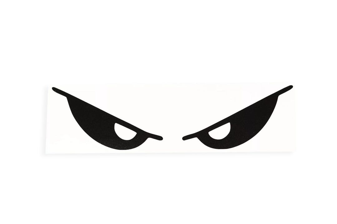 Peeking Angry Eyes Bumper Sticker Tailgate Window Vinyl Decal #2 - Etsy UK