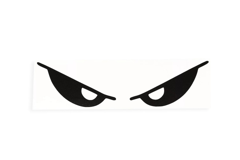 Peeking Angry Eyes Bumper Sticker Tailgate Window Vinyl Decal #2 - Etsy UK