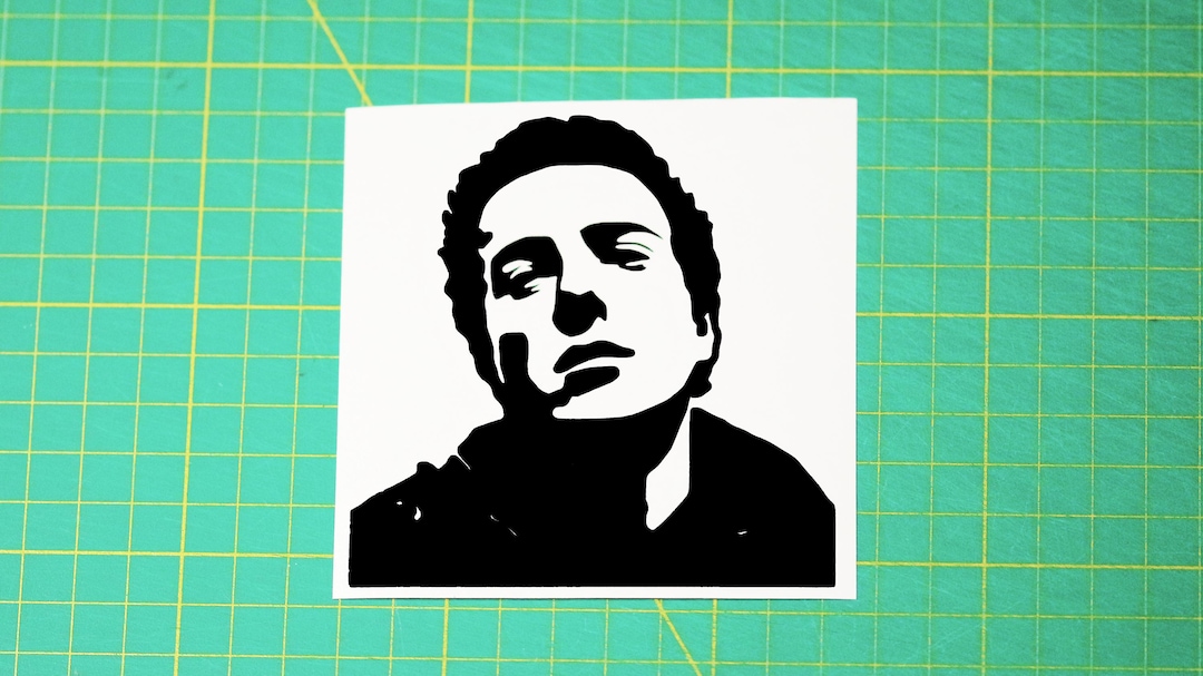 Joe Strummer the Clash Silhouette Car Sticker Bumper Window Vinyl Decal ...