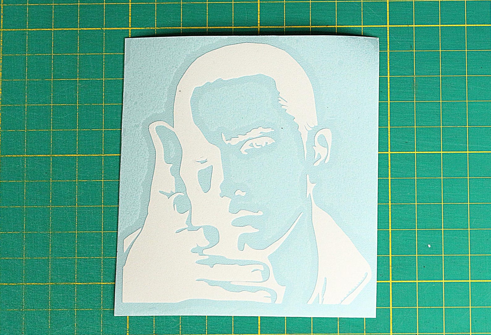 Eminem Slim Shady Silhouette WHITE Car Sticker - Bumper Window Vinyl ...