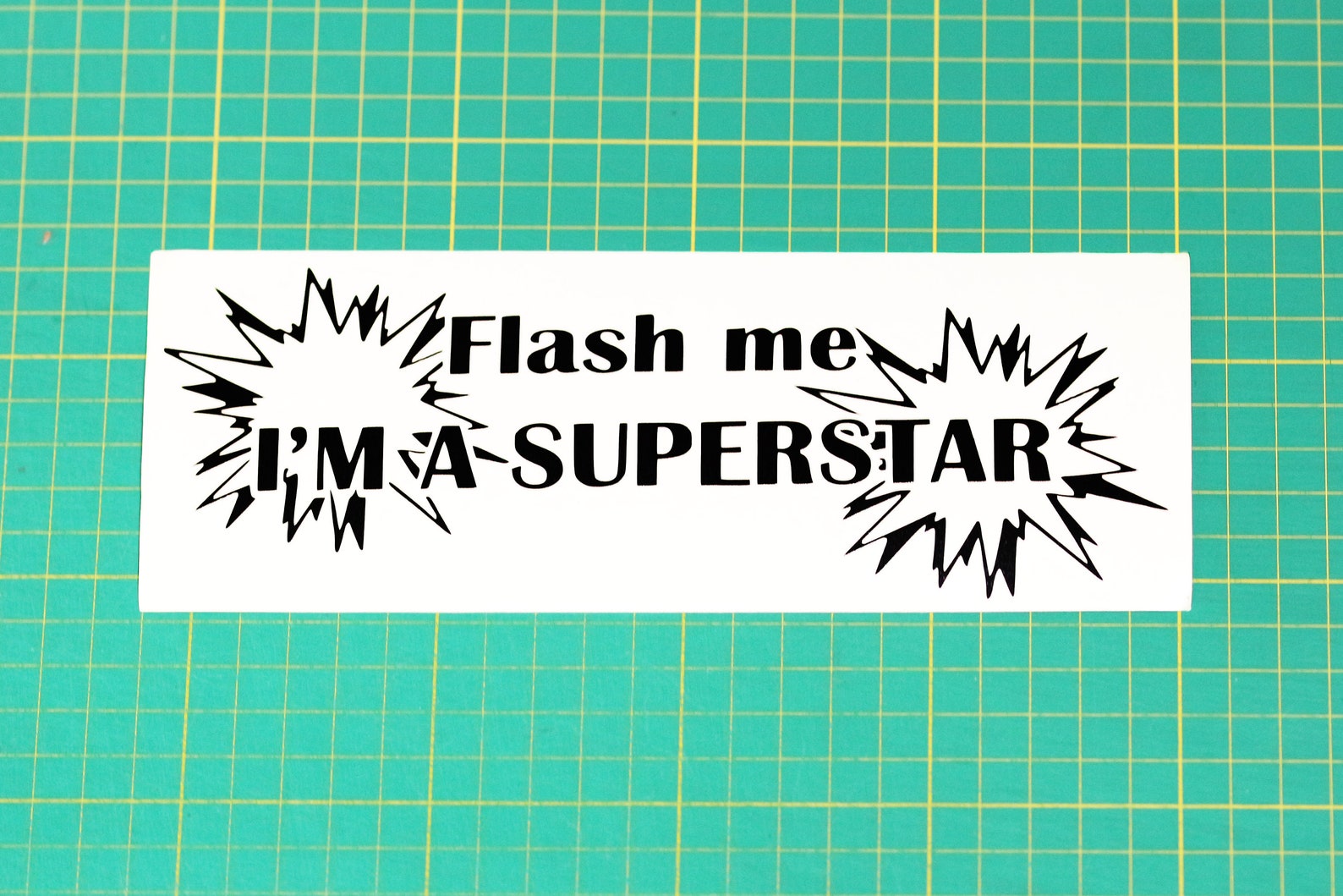 Flash Me Tailgating Sticker SUV 4x4 Van Car Bumper Window Tailgate ...