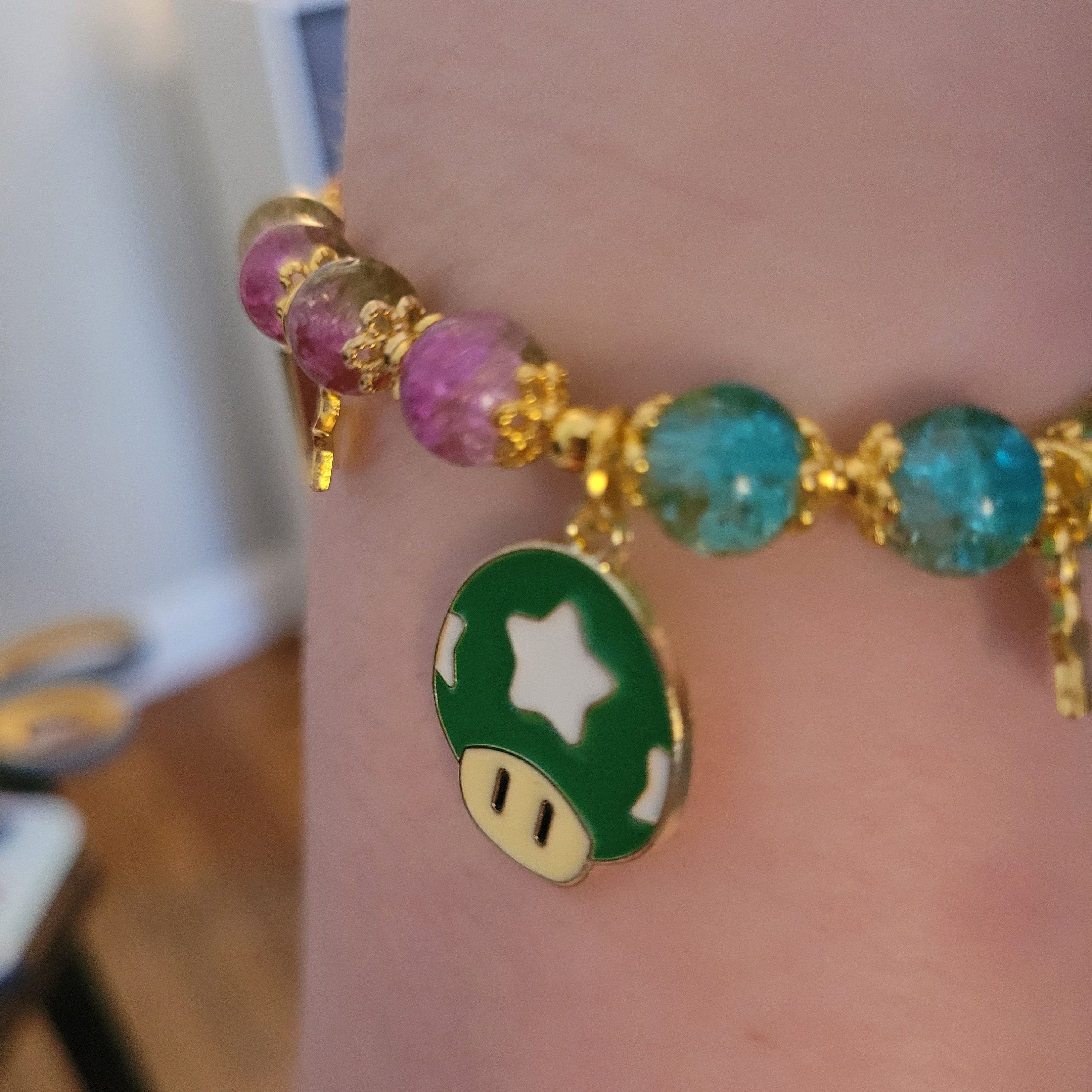 Super Mario Bros Bracelet Set Mario - Etsy