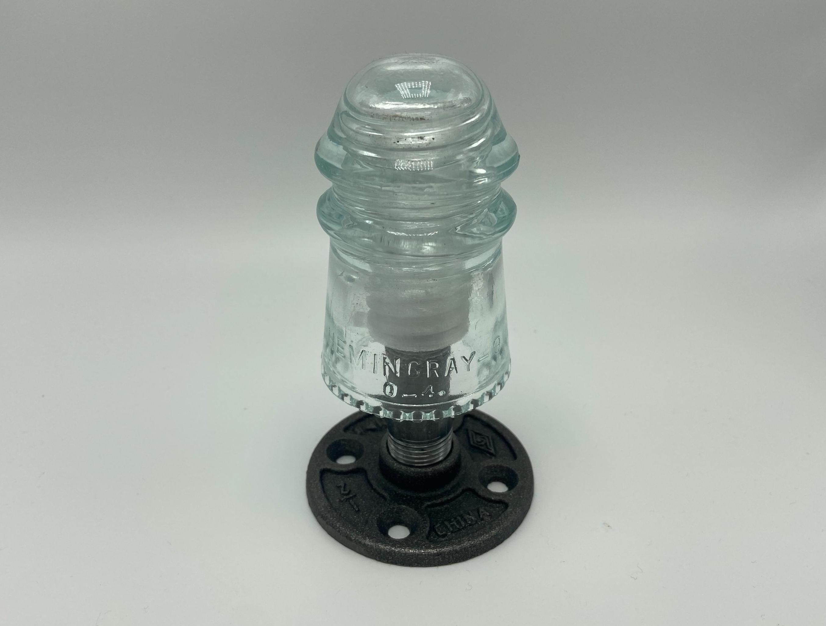 Glass Insulator Pin Adapters to 1/2" NPT, LED Light Bulb Compatible - Etsy