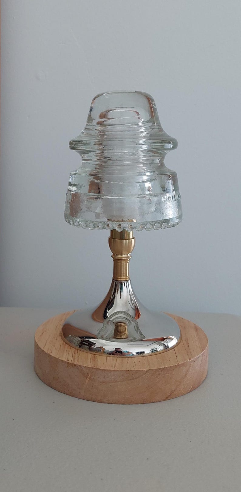 Glass Insulator Pin Adapters to 1/2" NPT, LED Light Bulb Compatible - Etsy