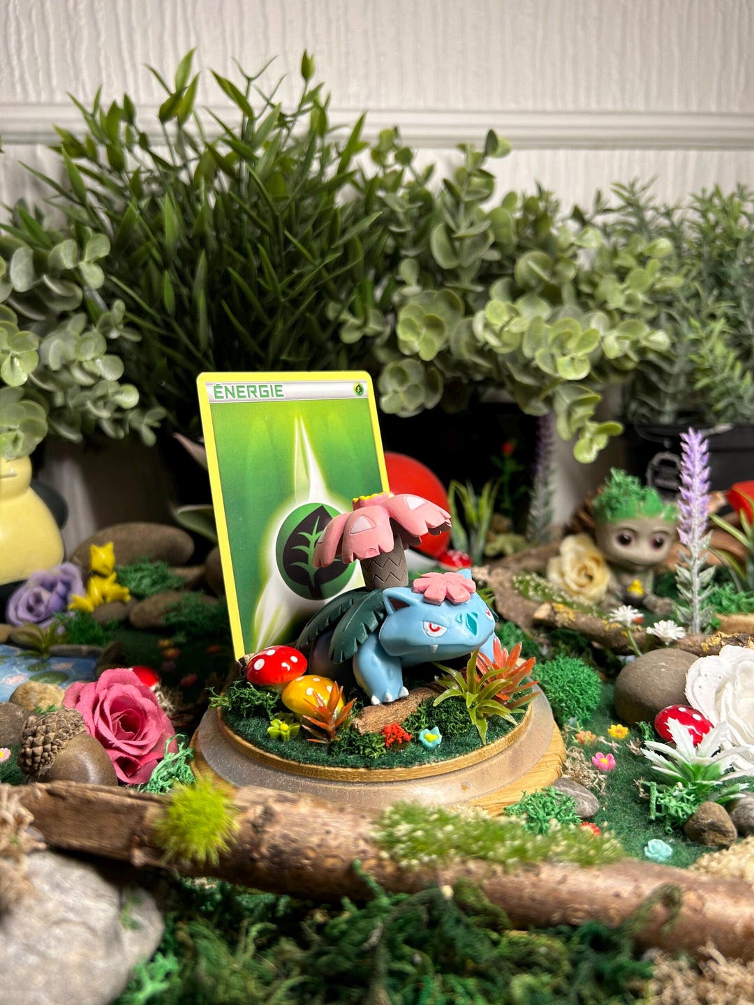 Pokemon Mega Venusaur Diorama Terrarium Decorative Bell - Etsy