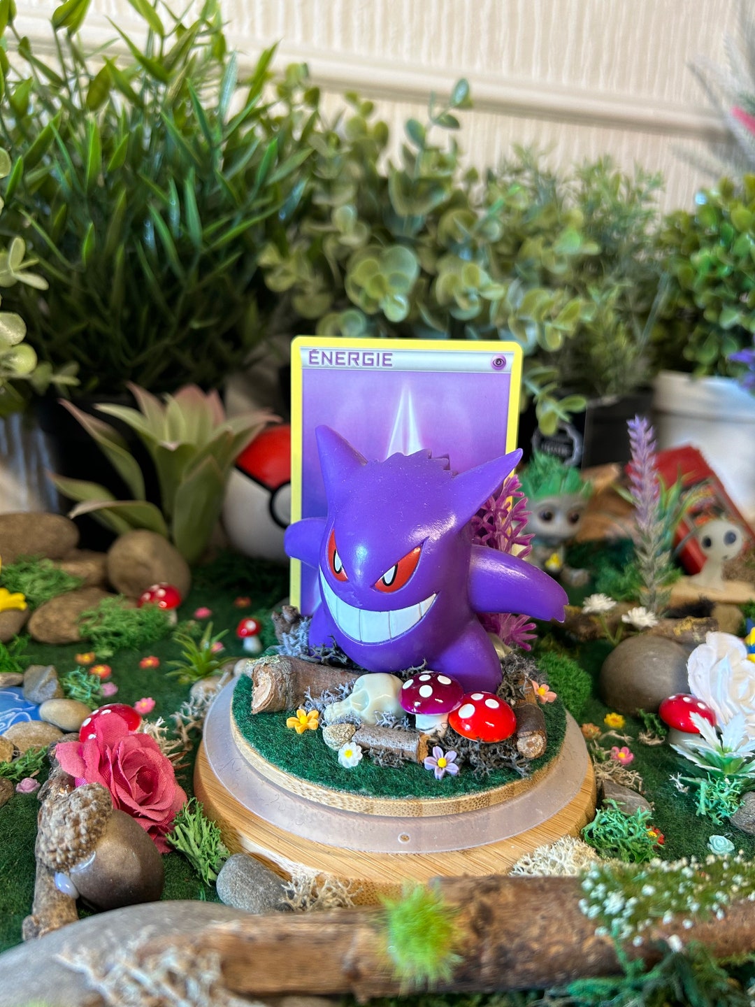 ECTOPLASMA Gengar From Pokemon Diorama Terrarium Decorative Bell ...