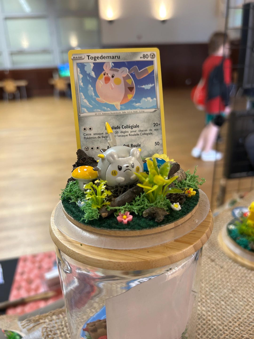 Togedemaru Fan Art Diorama Under Glass - Collectible Figurine ...