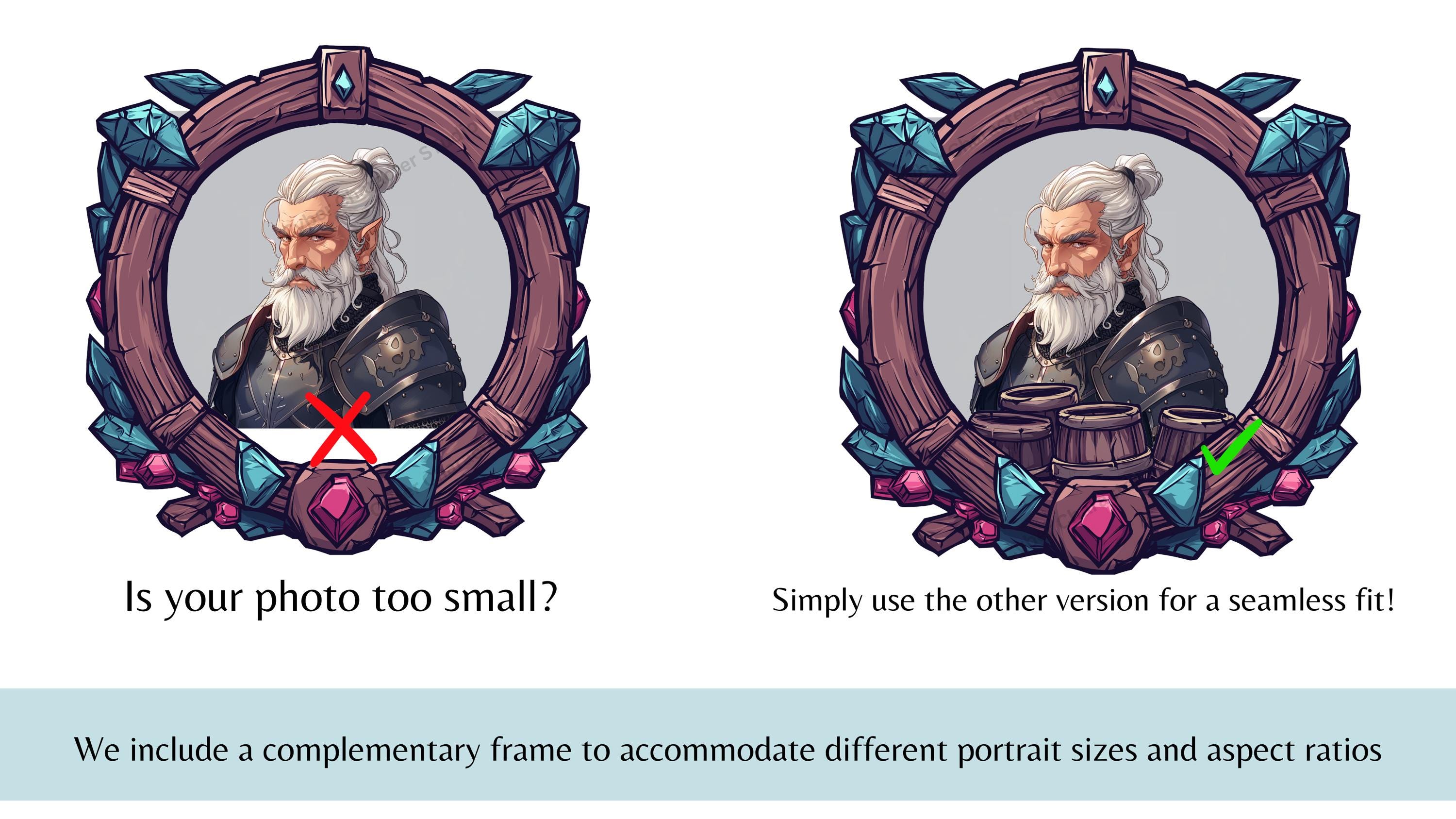 D&D Gemstone Token Border Frames, Anime Style RPG Tokens, Dungeon ...