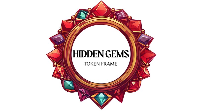 D&D Hidden Gems Token Border Frames, Anime Style RPG Tokens, Dungeon ...