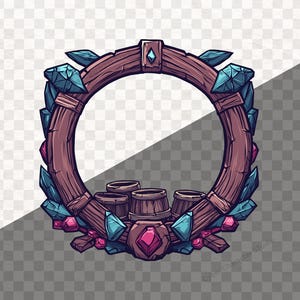 D&D Gemstone Token Border Frames, Anime Style RPG Tokens, Dungeon ...
