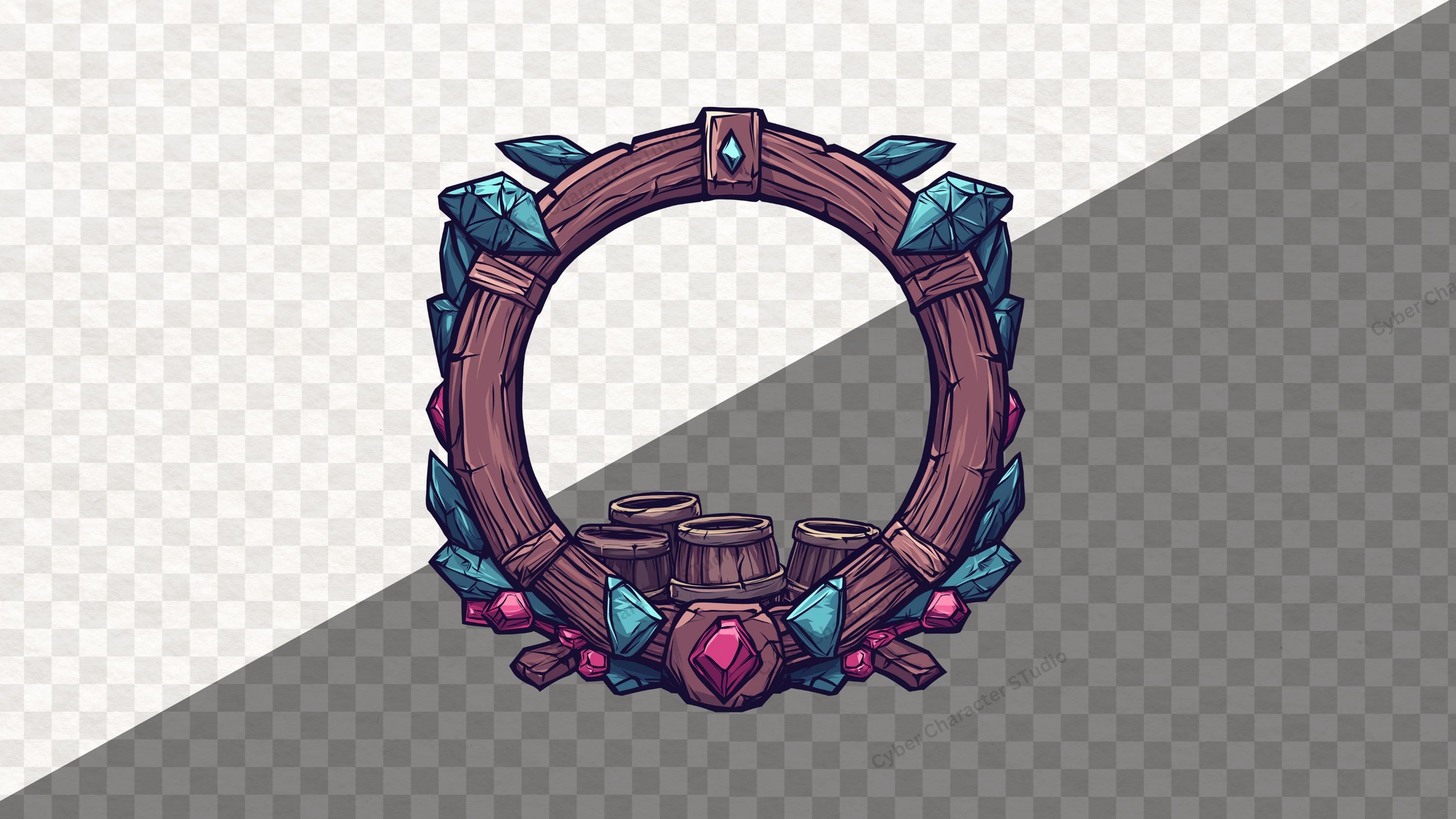 D&D Gemstone Token Border Frames, Anime Style RPG Tokens, Dungeon ...