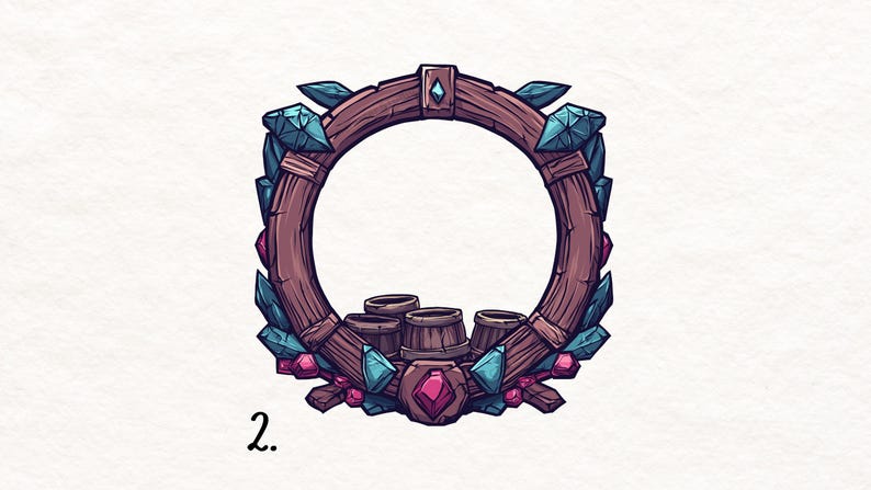 D&D Gemstone Token Border Frames, Anime Style RPG Tokens, Dungeon ...