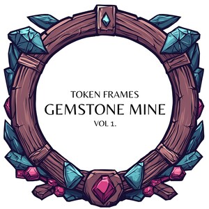 D&D Gemstone Token Border Frames, Anime Style RPG Tokens, Dungeon ...