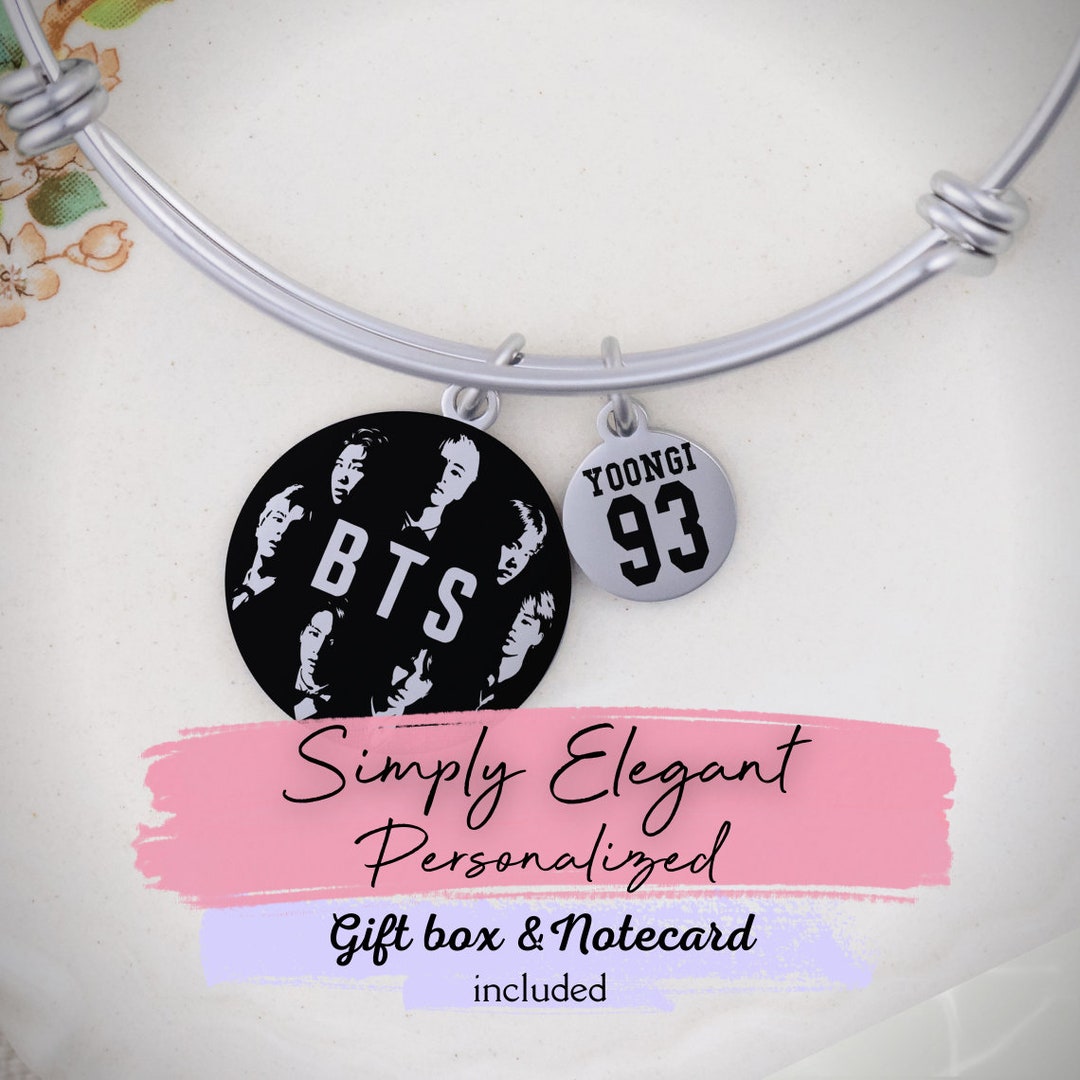 ARMY MOM BTS 18K Gold Bracelet, Bts Pendant, Personalized Jewelry ...