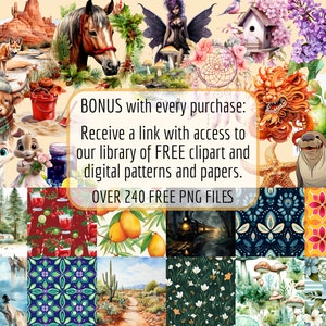 Cowboy Christmas Clipart Bundle | Watercolor, Festive Cowboy, Western ...