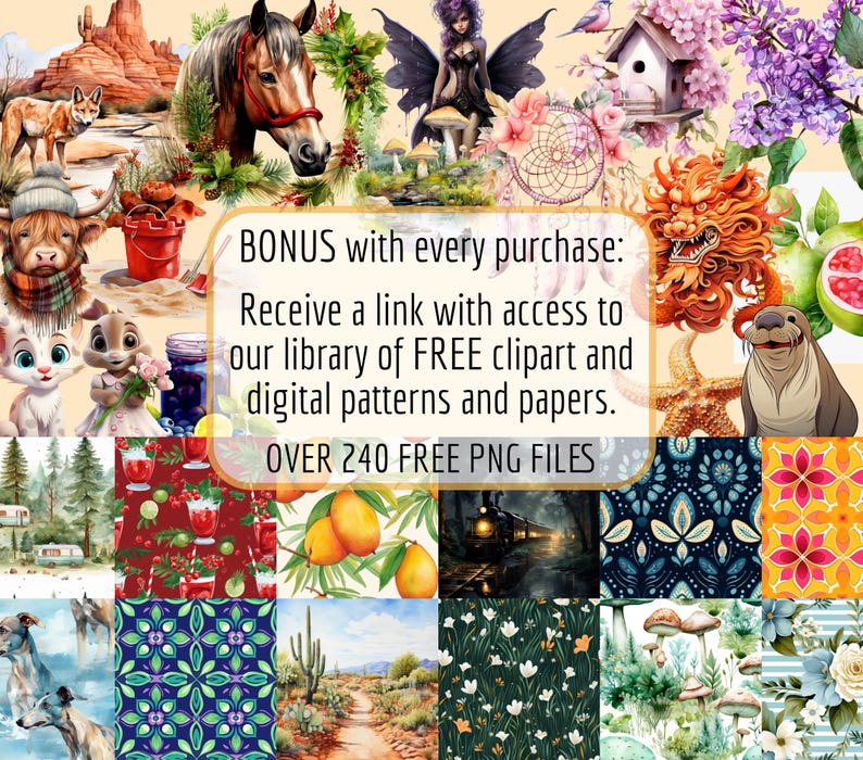 Winter Pinecone Digital Paper Pack: Rustic Holiday Backgrounds (PNG ...