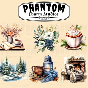 Cozy Winter Wonderland Clipart Bundle | January, Seasonal, Comfy ...
