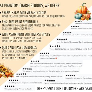 Cozy Autumn Clipart Bundle Fall Graphics, Sunflowers, Pumpkins ...