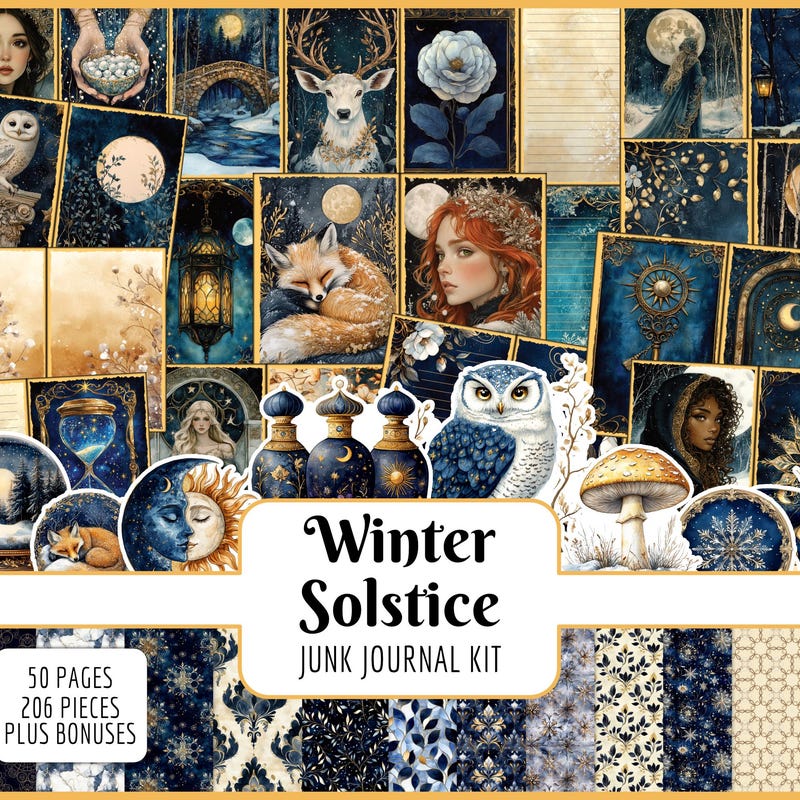 Winter Solstice Cards - Etsy