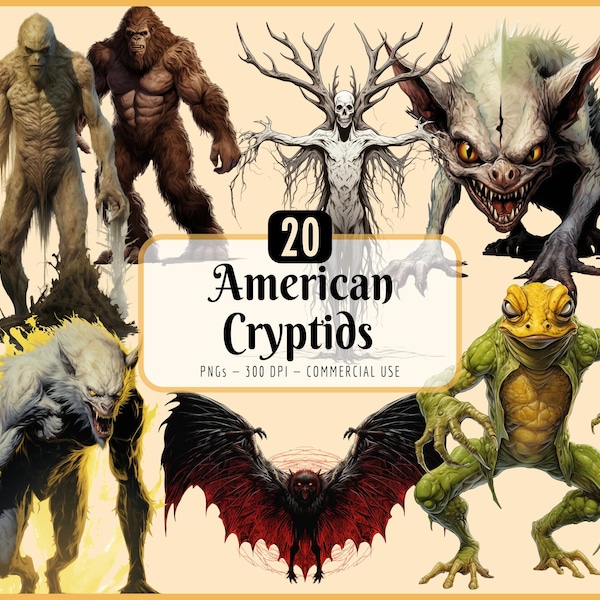 Wendigo Cryptid Png - Etsy UK