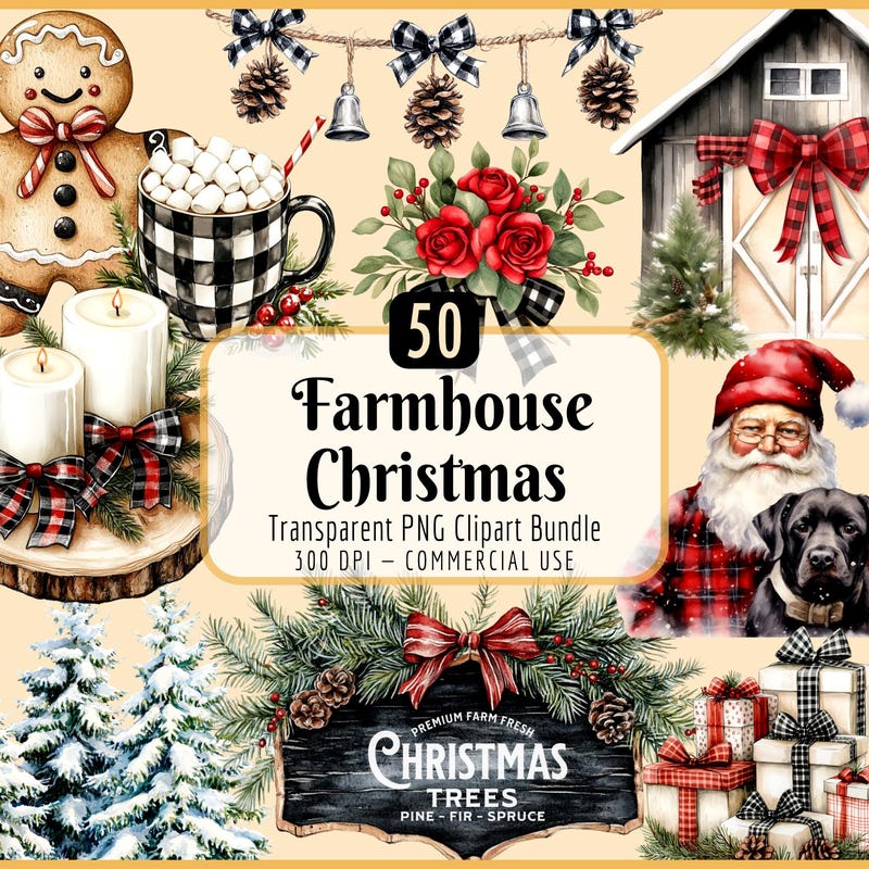 Christmas Clipart - Etsy