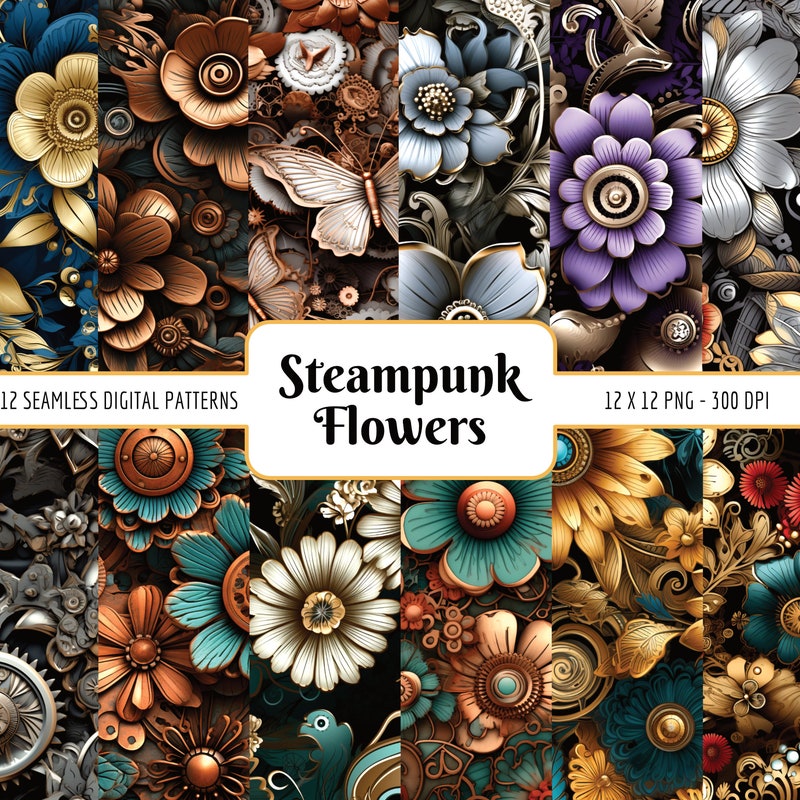 Steampunk Fabric - Etsy