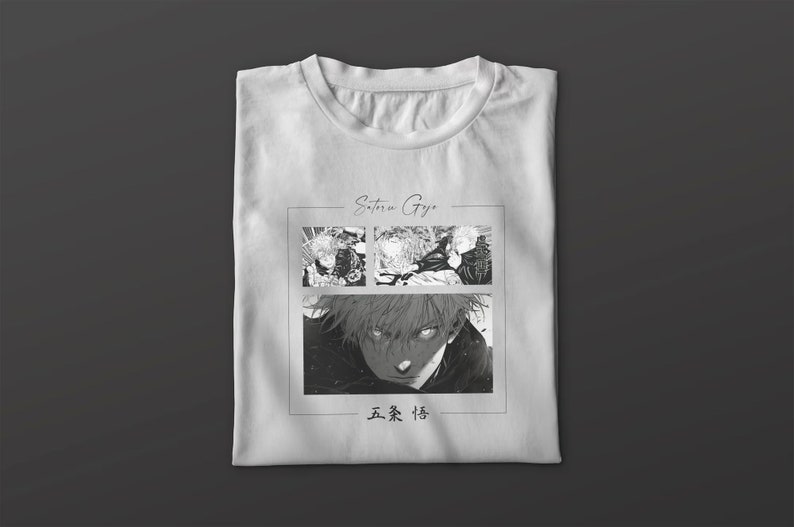 Gojo Satoru Tshirt Jujutsu Kaisen Anime T-shirt | Anime Streetwear ...