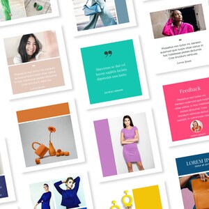 Editable Canva Social Media Template for Fashion, Jewel Makers, Make up ...