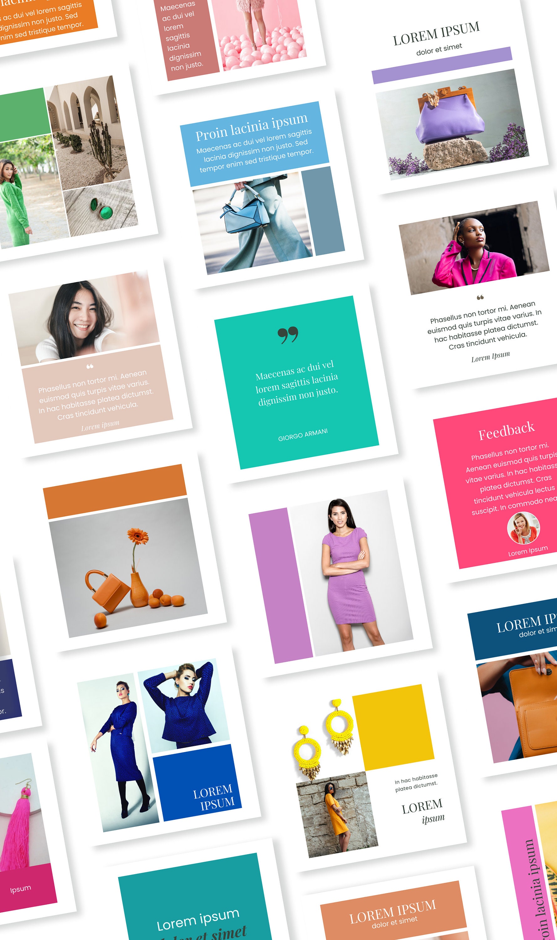 Editable Canva Social Media Template for Fashion, Jewel Makers, Make up ...