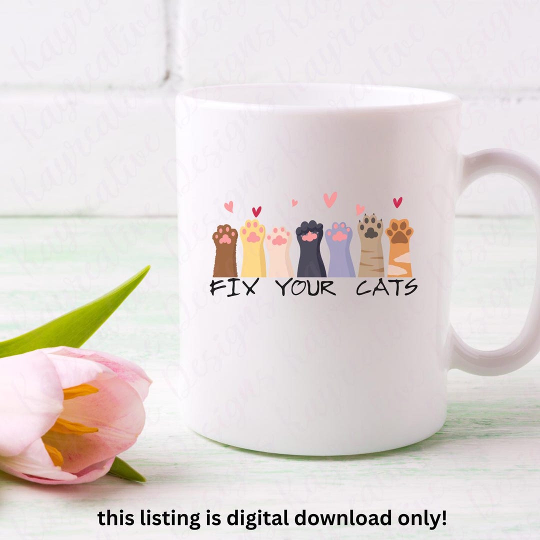 Fix Your Cats, Veterinary Designs, Shelter Awareness, Cat Design for ...