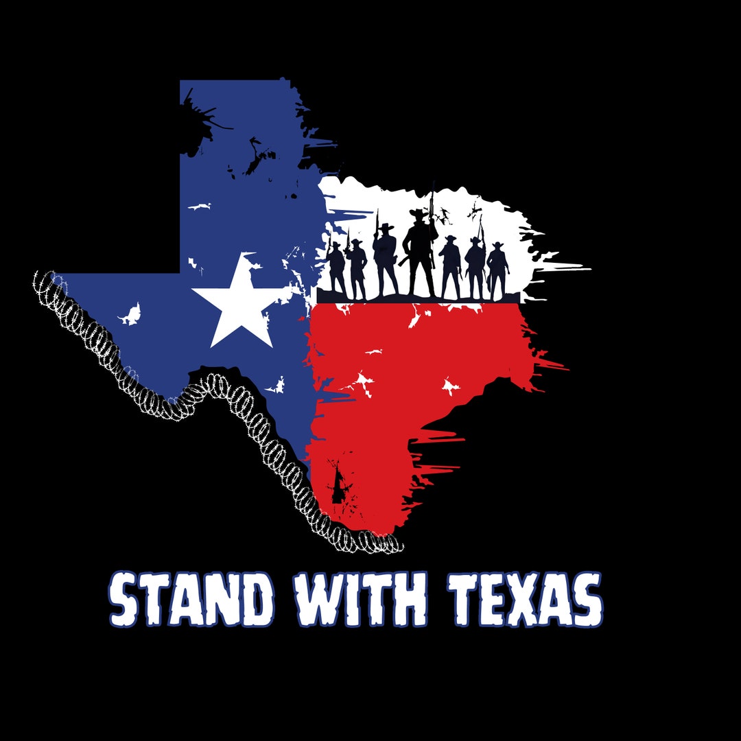 Stand With Texas (with Barbwire) - Etsy