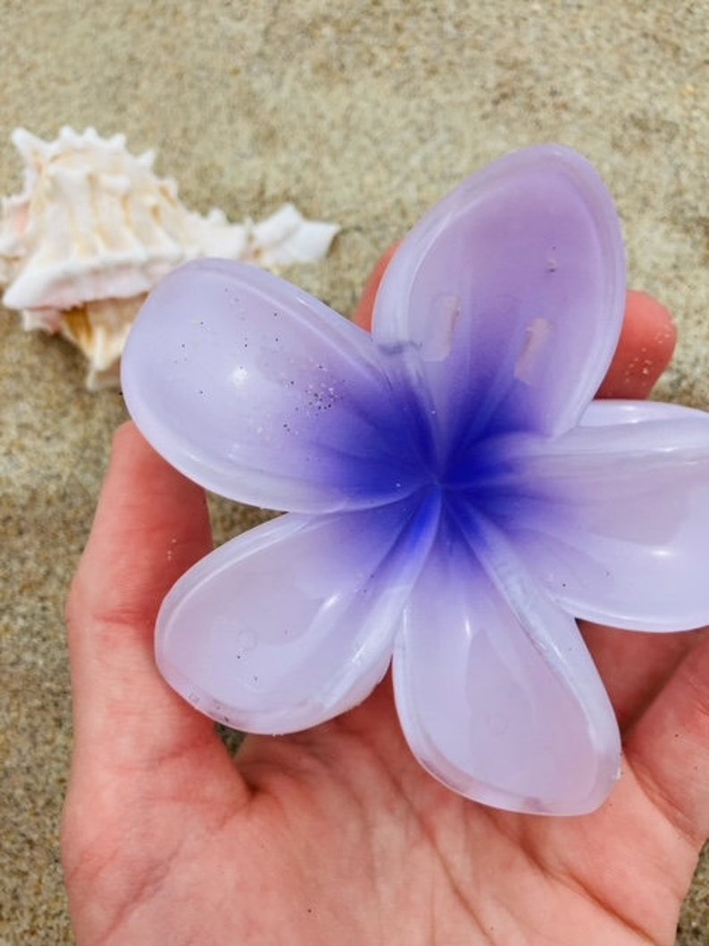 Hawaiian Flower Claw Clips - Etsy