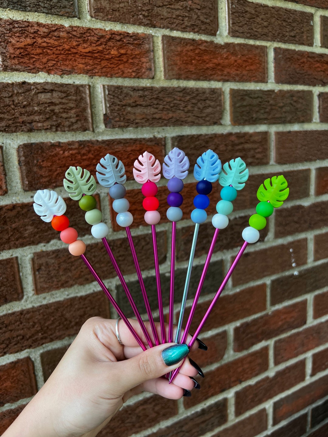 Monstera Plant Stuffie Stix • Amigurumi Stitch Stick • Sewing Stick ...