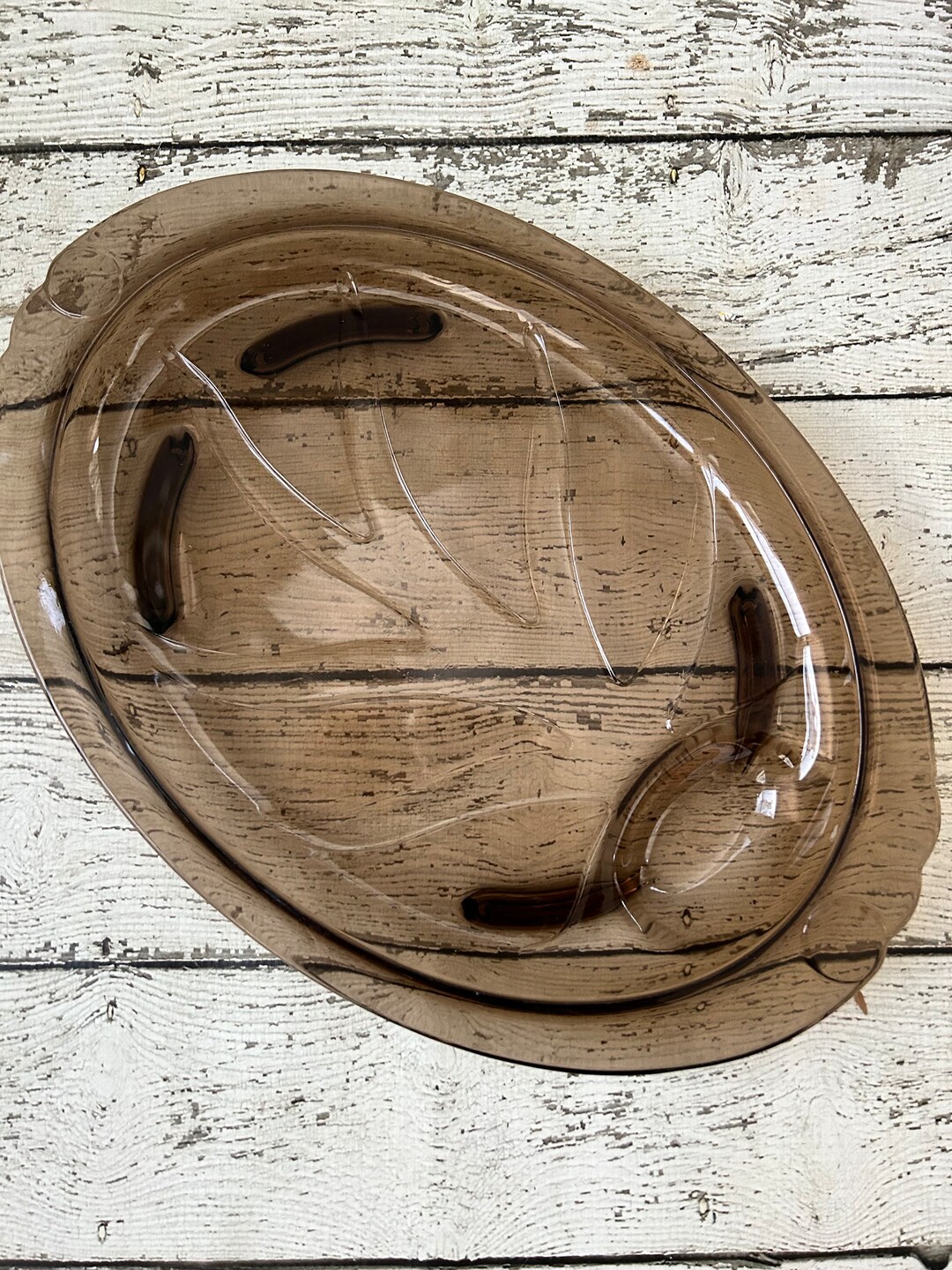 Pyrex Turkey Platter Brown Tree of Life Vintage Pyrex Serving Tray - Etsy